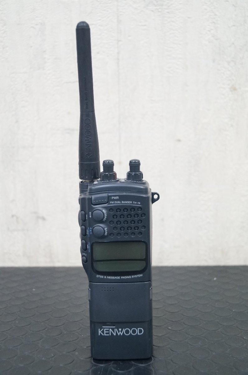 Yahoo!オークション - KENWOOD ケンウッド トランシーバー TH-78 デュ...