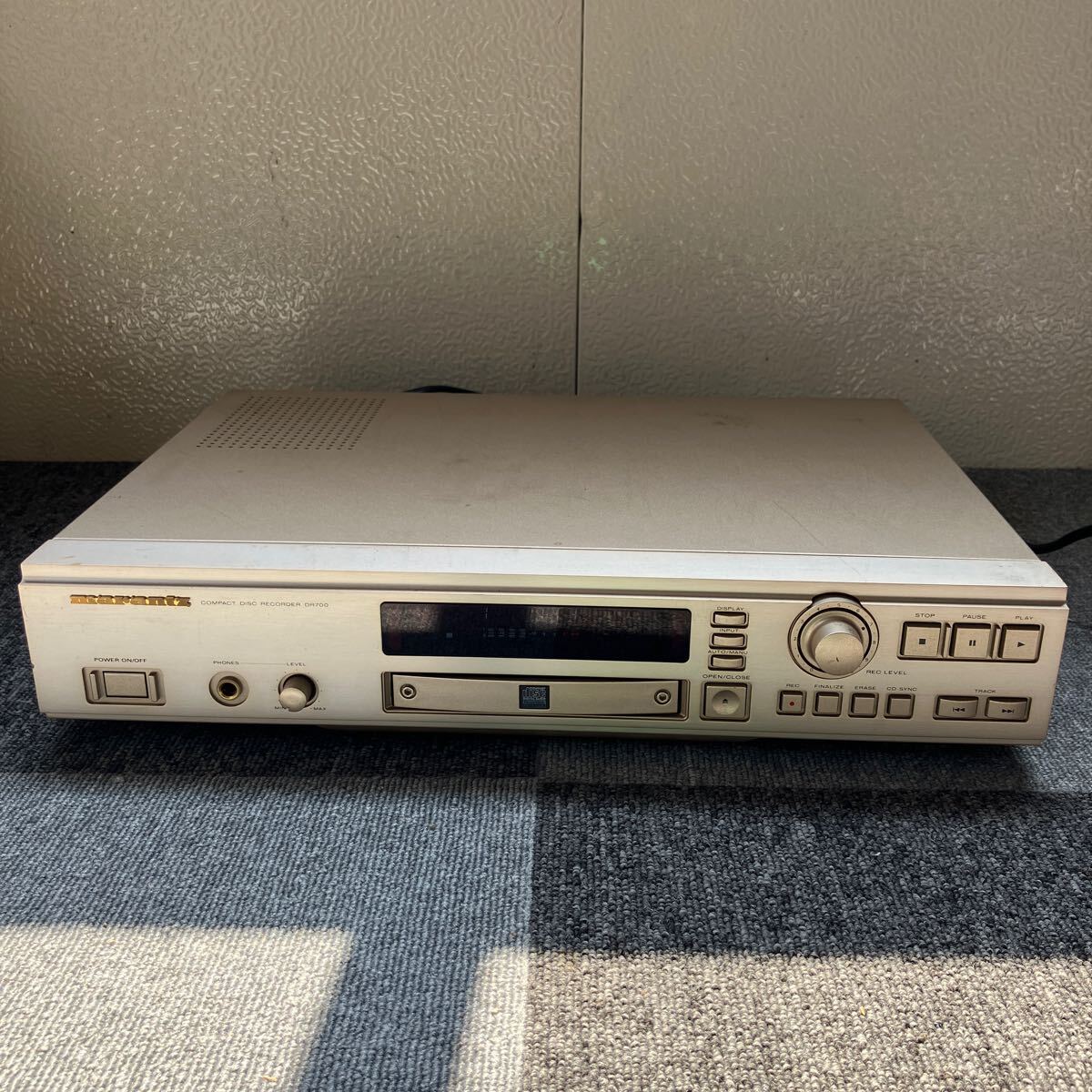 Yahoo!オークション - k75 Marantz CDレコーダー CDプレーヤー DR700 D...