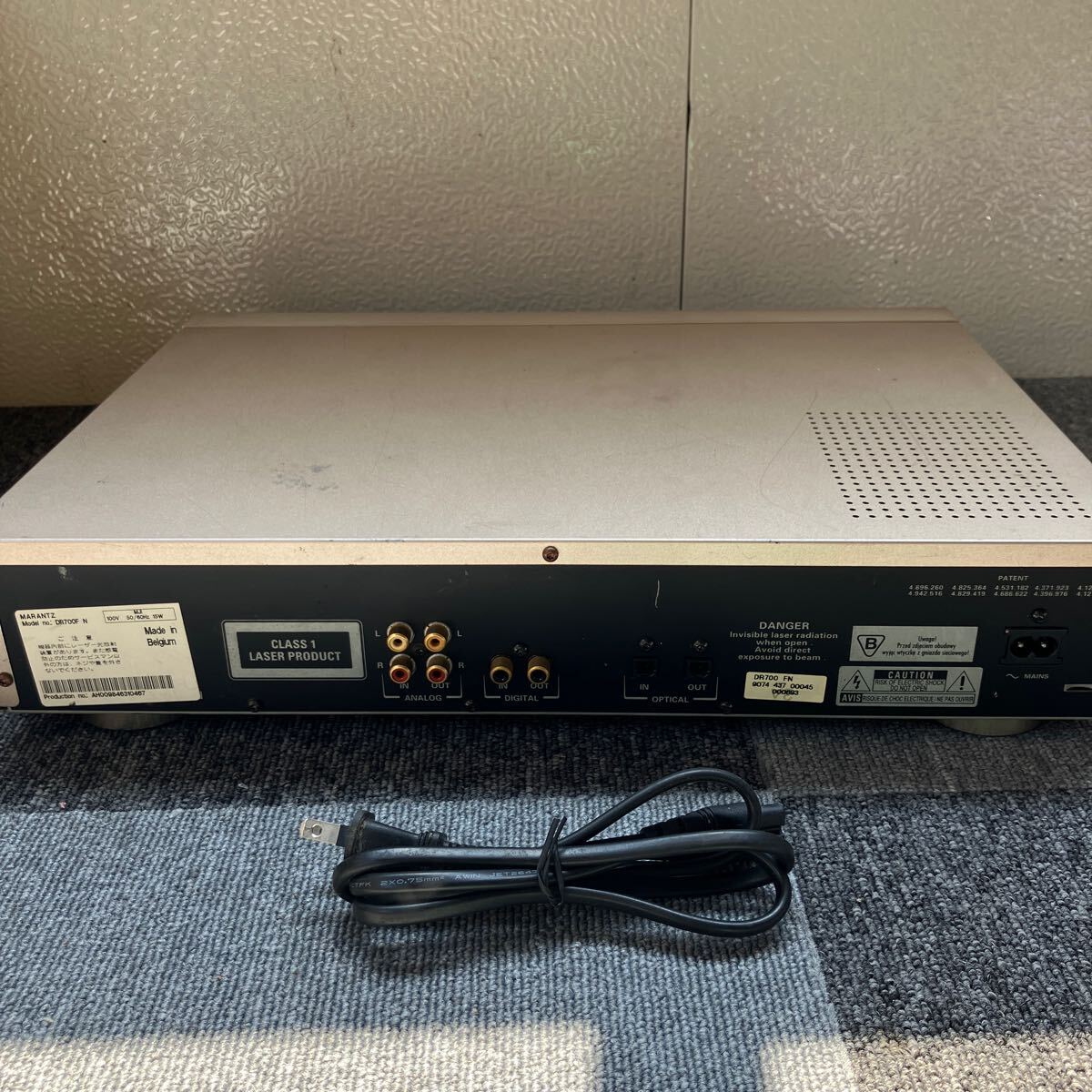 Yahoo!オークション - k75 Marantz CDレコーダー CDプレーヤー DR700 D...