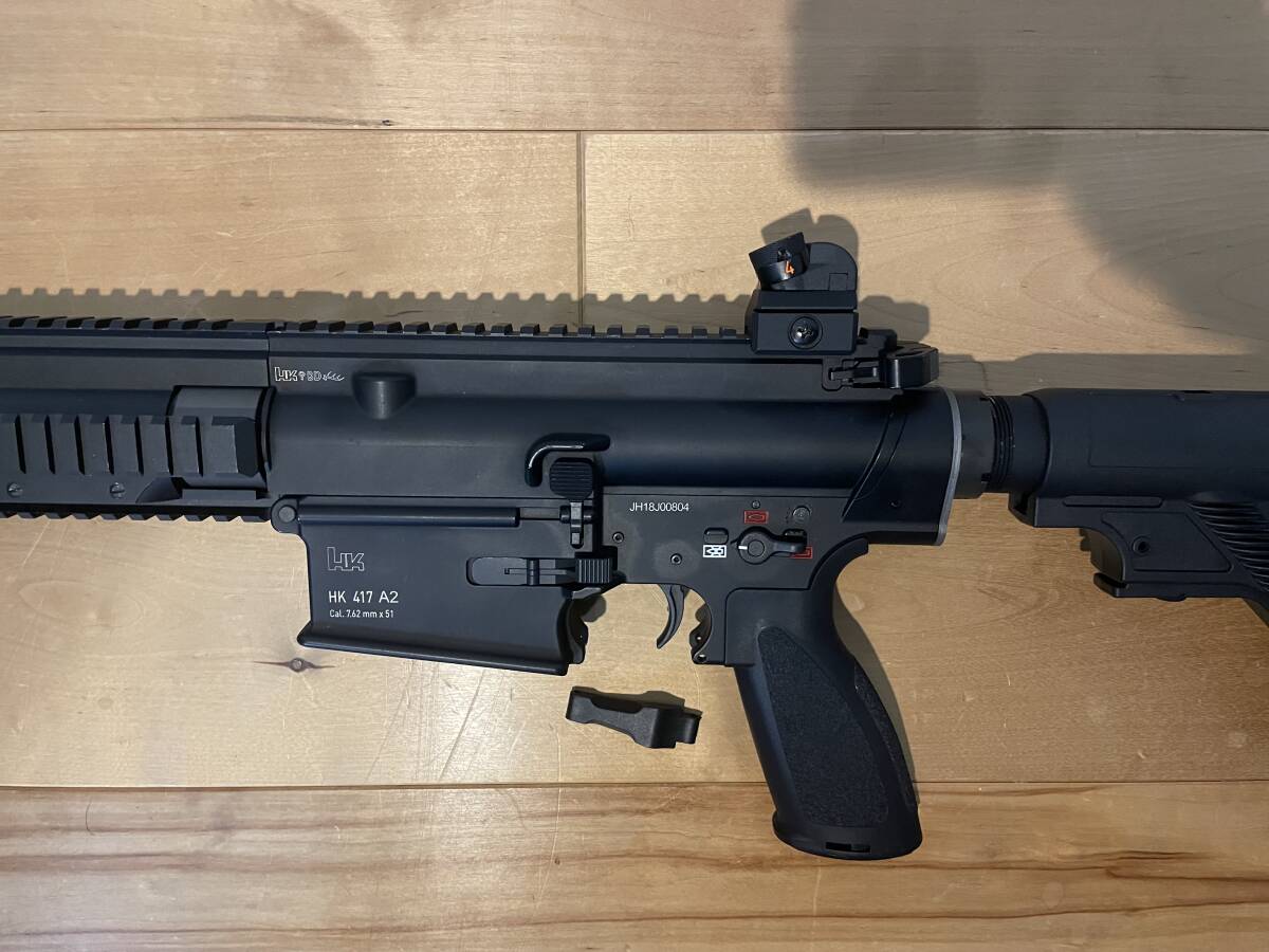 Yahoo!オークション - KSC HK417A2 ジャンク ガスブローバックライフル...