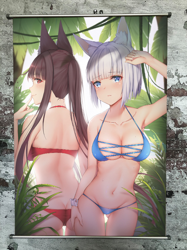 Yahoo!オークション - 添い寝 イラスト タペストリー 赤城 加賀 1593 ...