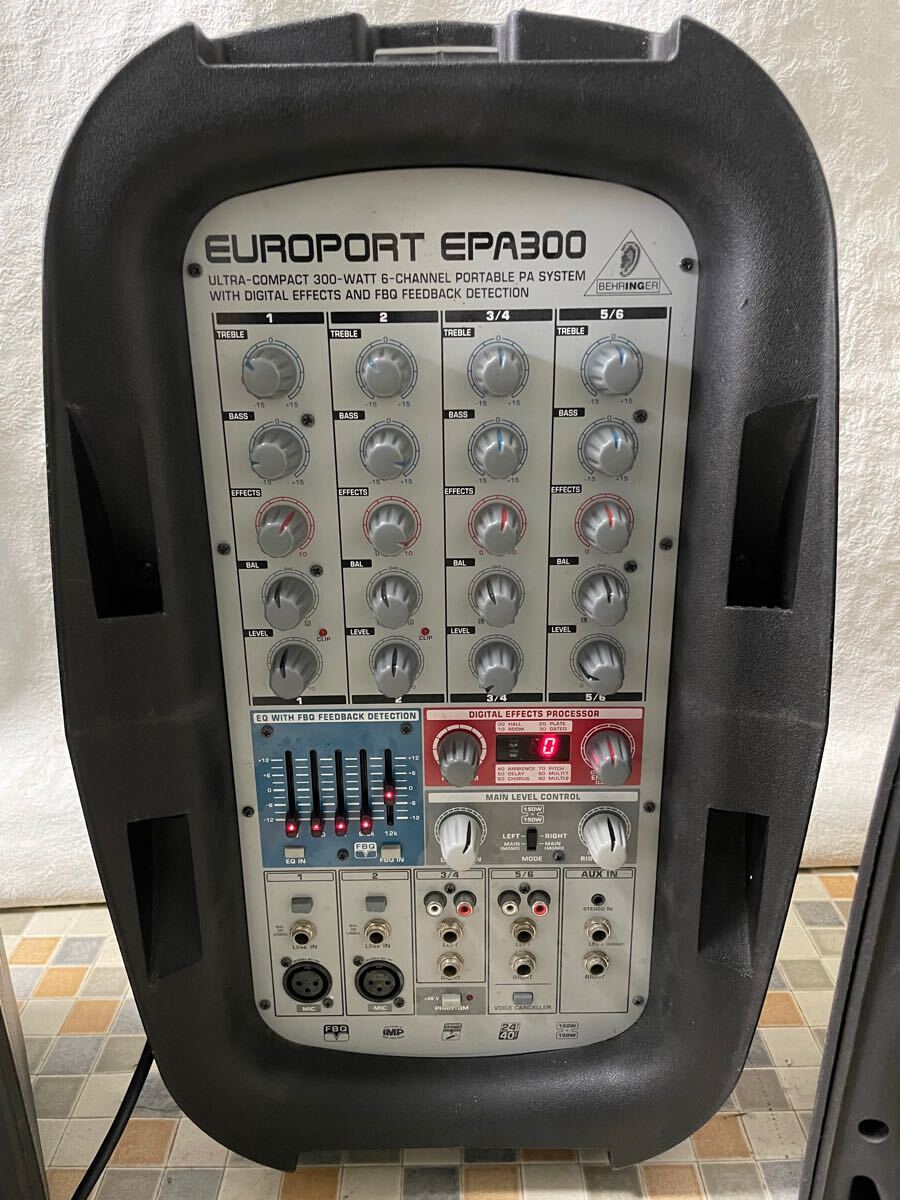 Yahoo!オークション - BEHRINGER ベリンガー 簡易PAセット EPA300 中古...