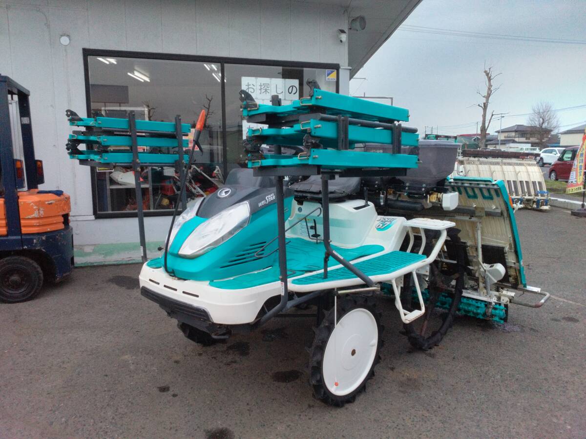 Yahoo!オークション - 宮城 クボタ 田植機 NSU67 KFR 471時間 17馬力 ...