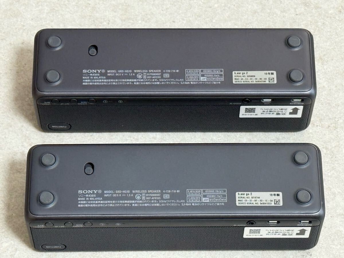 Yahoo!オークション - SONY SRS-HG10 h.ear go 2 ワイヤレススピーカー...