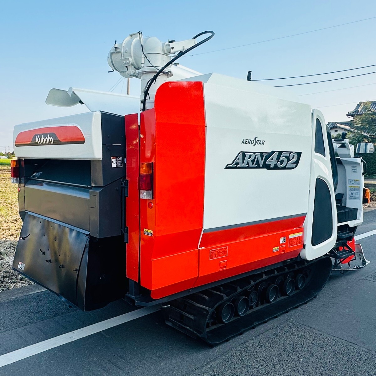 Yahoo!オークション - クボタコンバインARN 452 使用時間392 4条刈 52...