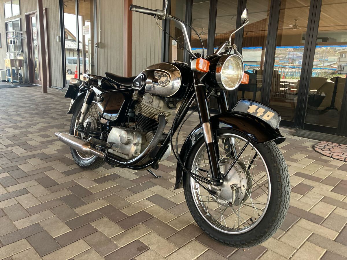 Yahoo!オークション - 値下げ メグロSG 250cc 実働 綺麗 機関良好 カワ...