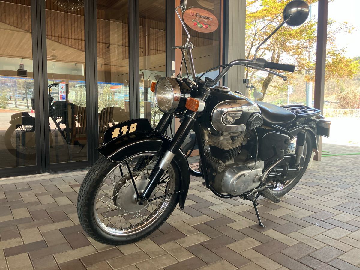 Yahoo!オークション - 値下げ メグロSG 250cc 実働 綺麗 機関良好 カワ...