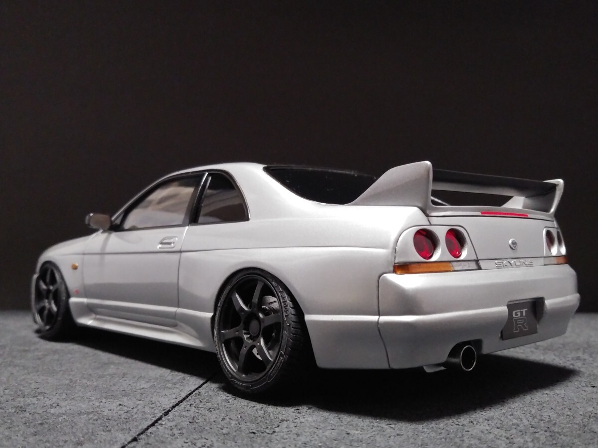 Yahoo!オークション - フジミ 1/24 R33 スカイライン GT-R 湾岸 塗装完...