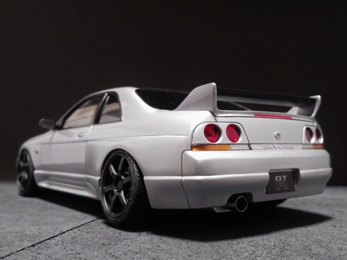 Yahoo!オークション - フジミ 1/24 R33 スカイライン GT-R 湾岸 塗装完...
