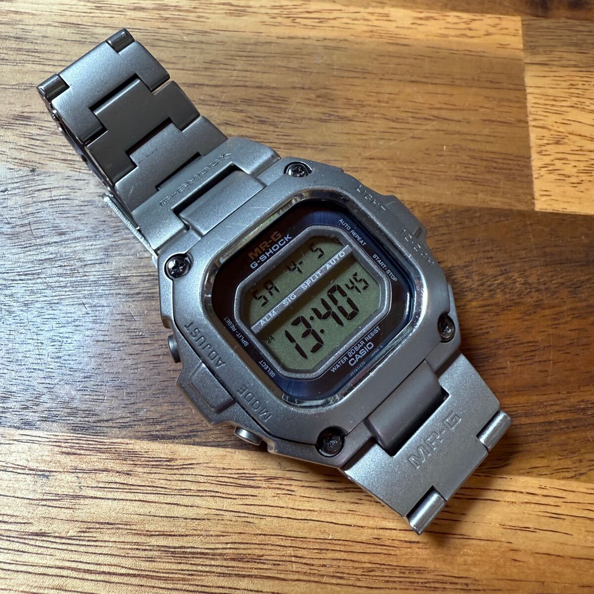 1円スタート】CASIO G-SHOCK 最高峰モデル MRG-110T 可動品 1円スタート】CASIO G-SHOCK 最高峰モデル MRG-110T 可動品