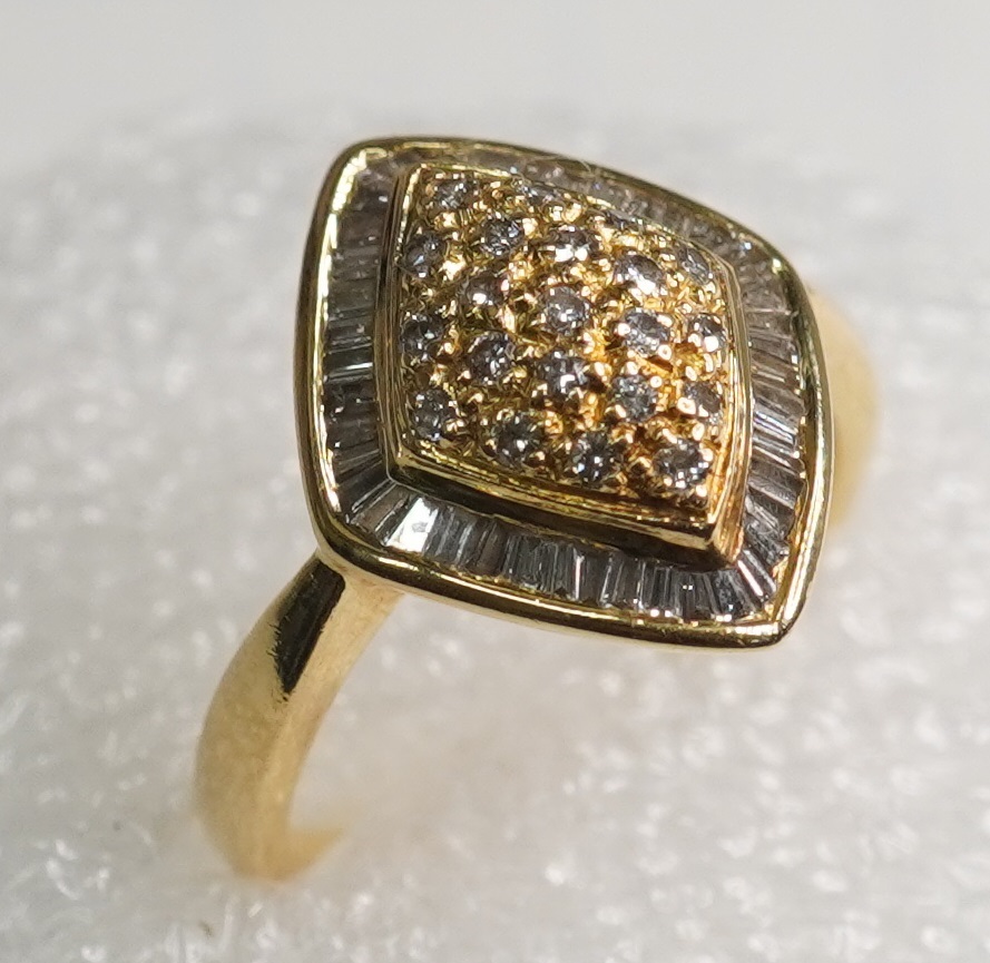 Yahoo!オークション - ダイヤ 0.55ct 11号 k18 大網てんとう虫 D22 361...