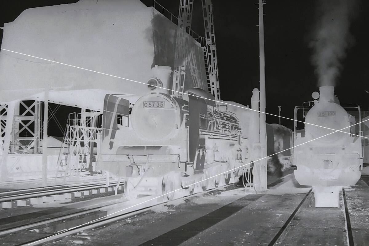 Yahoo!オークション - ツーショット C57-35&D51-100・羽越本線=昭和40...
