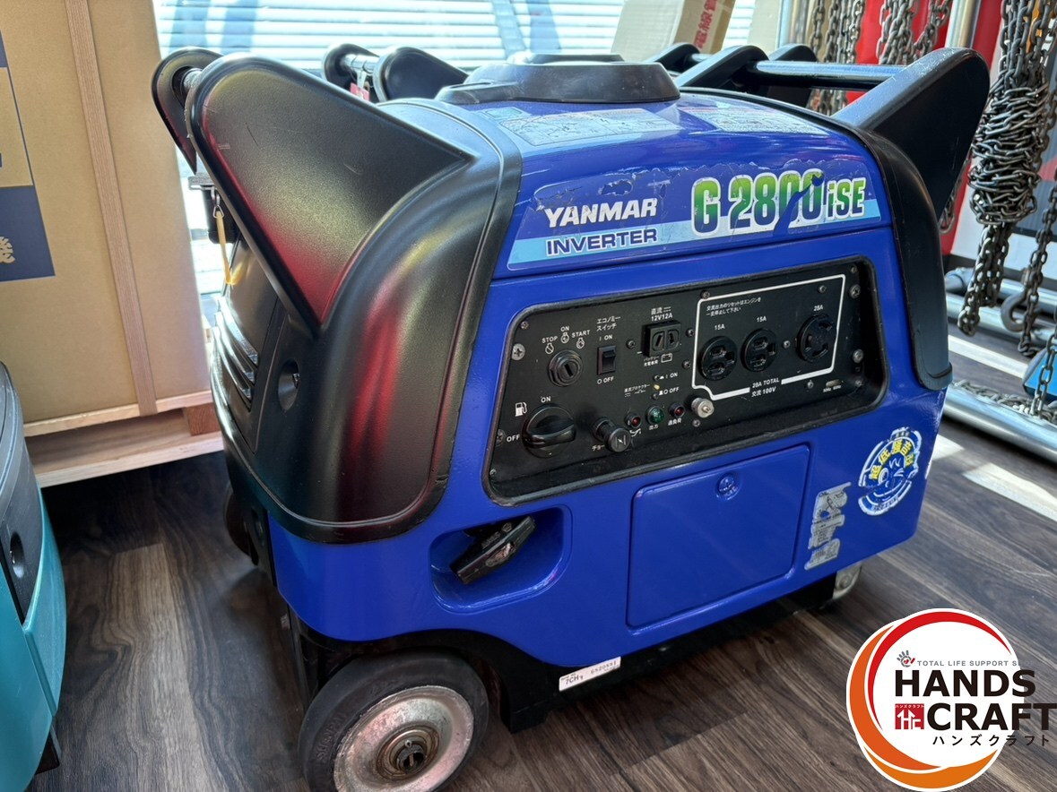 Yahoo!オークション - 【引取限定】ヤンマー G2800iSE 発電機 定格交...