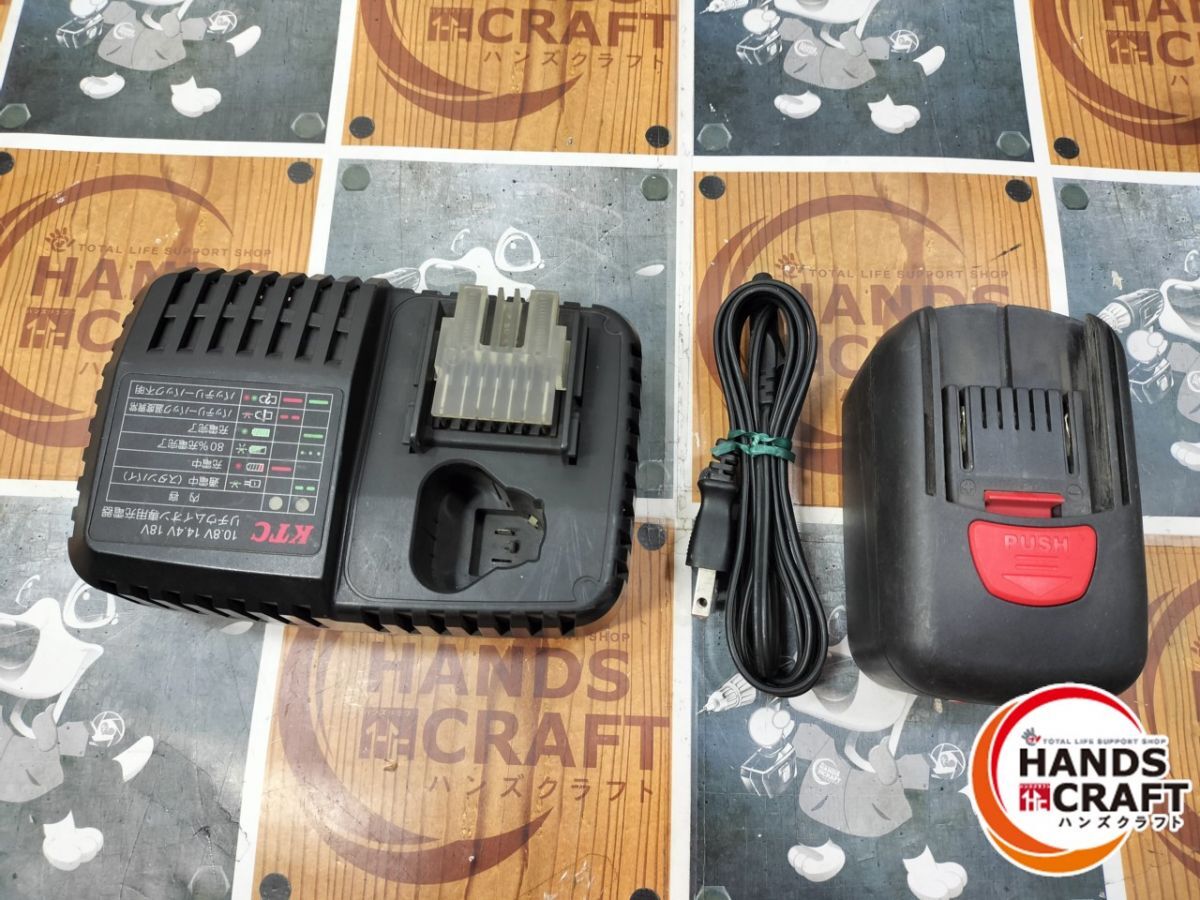 Yahoo!オークション - KTC JAE402 インパクトレンチ バッテリ×1 充電...
