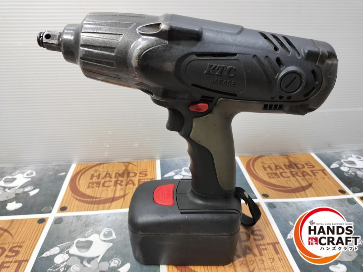 Yahoo!オークション - KTC JAE402 インパクトレンチ バッテリ×1 充電...
