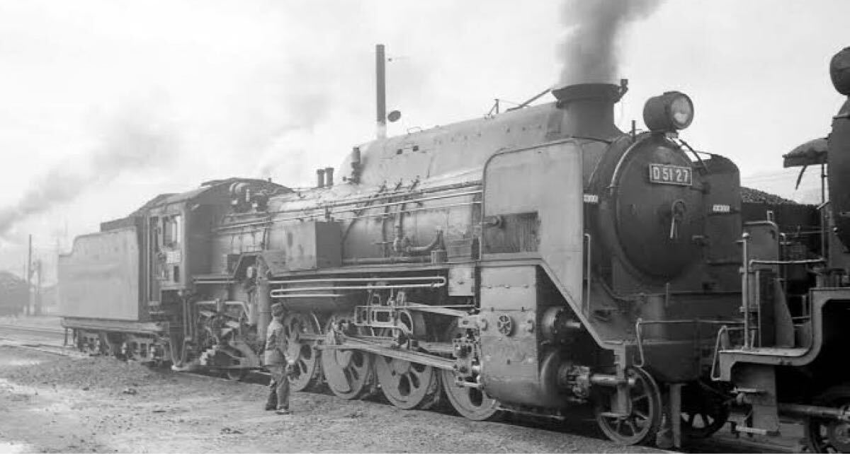 Yahoo!オークション - 【回転式火の粉止め付】国鉄 D51 27 半流 密閉キ...