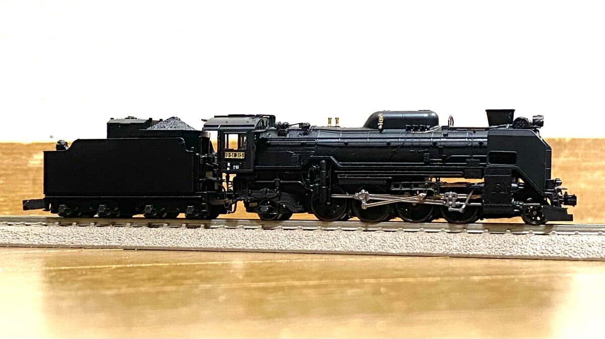 Yahoo!オークション - 【真鍮パーツ使用／テンダー点灯】D51 315号機 ...