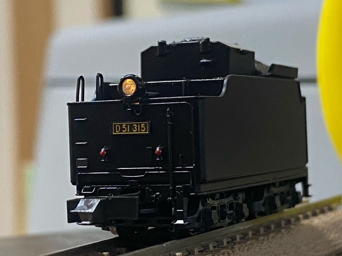 Yahoo!オークション - 【真鍮パーツ使用／テンダー点灯】D51 315号機 ...