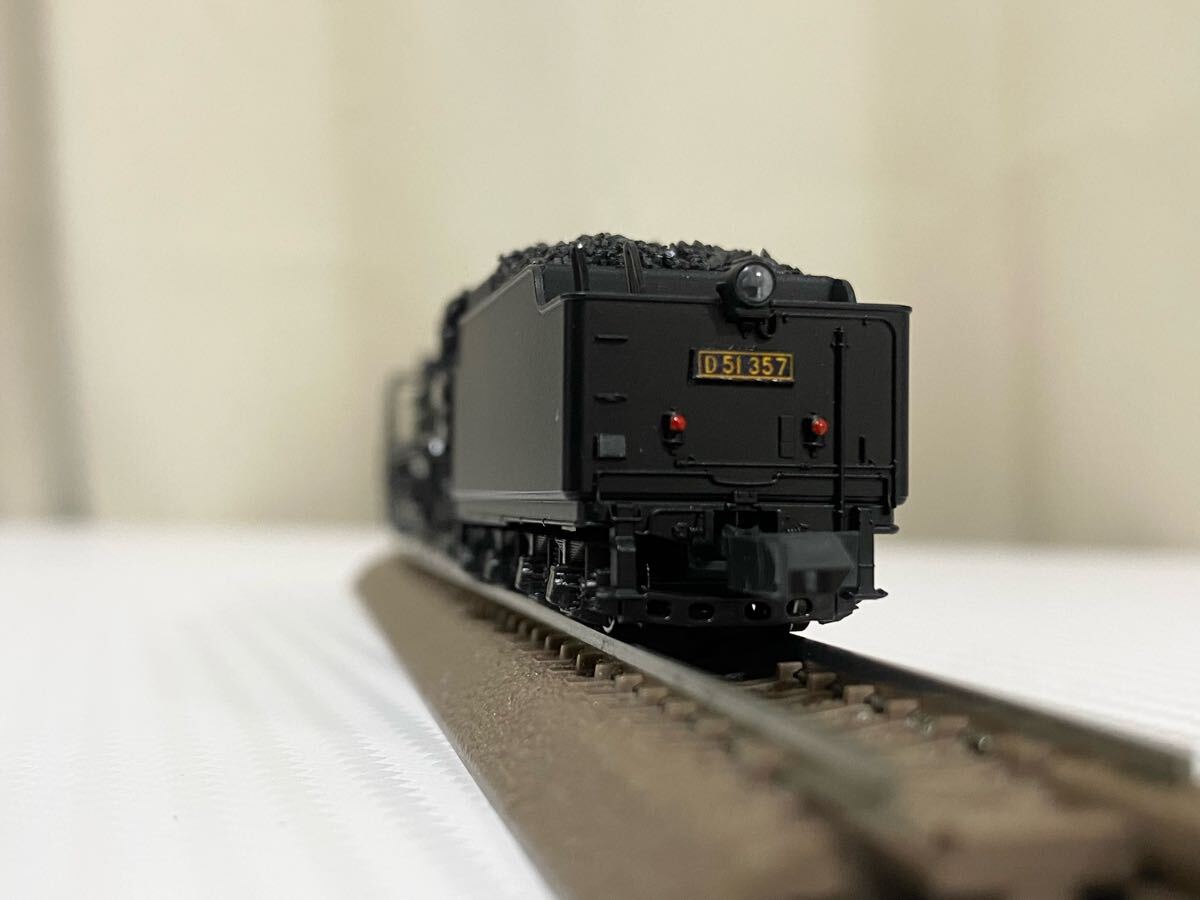 Yahoo!オークション - 【真鍮パーツ使用／テンダー点灯】D51 357号機 ...