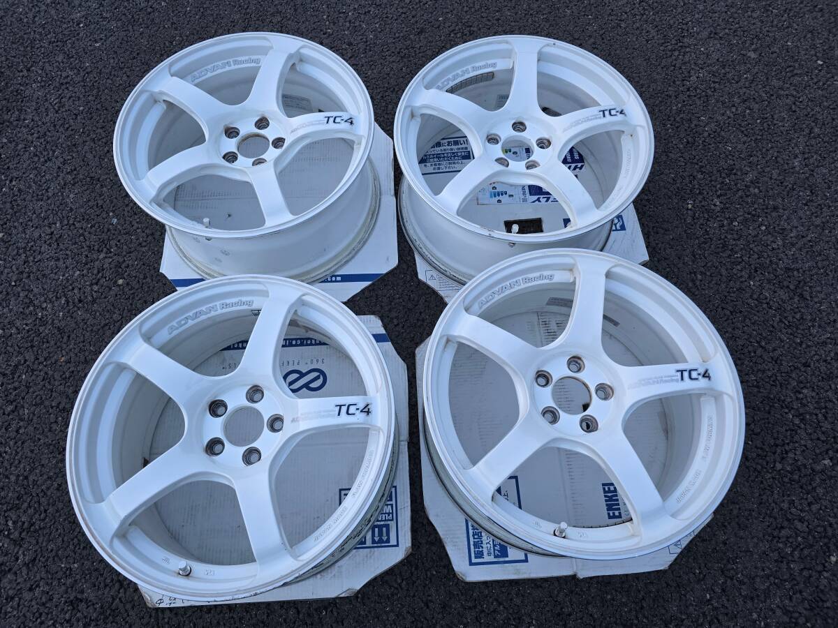 Yahoo!オークション - ADVAN Racing TC-4 17x8.0J 5/100 +45 WMR 86/BR...