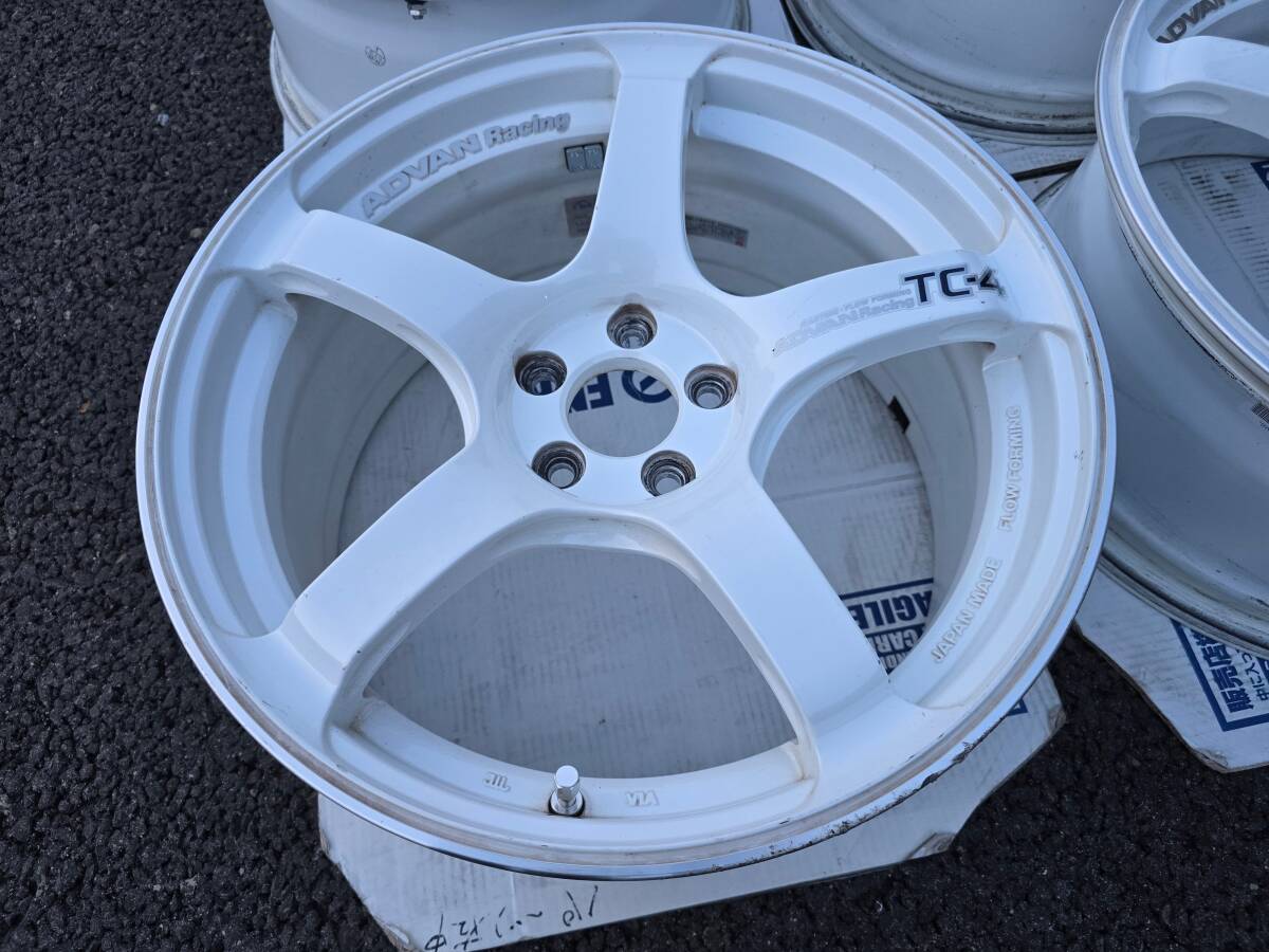 Yahoo!オークション - ADVAN Racing TC-4 17x8.0J 5/100 +45 WMR 86/BR...