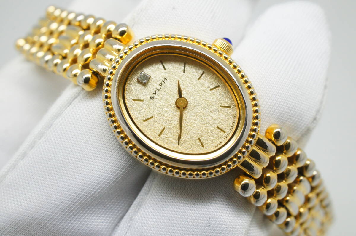 Yahoo!オークション - D86 作動良好 美品 CITIZEN シチズン SYLPH シル...