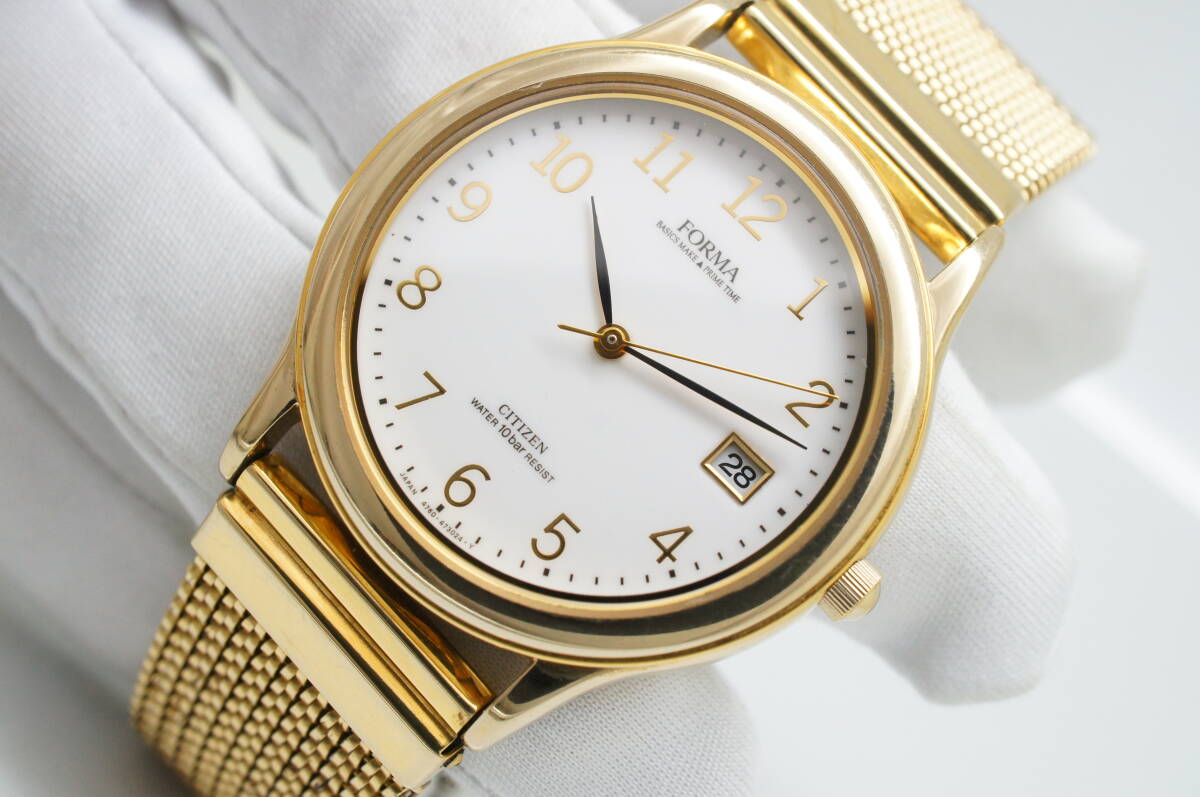 Yahoo!オークション - D135 作動良好 CITIZEN シチズン FORMA 4761-471...