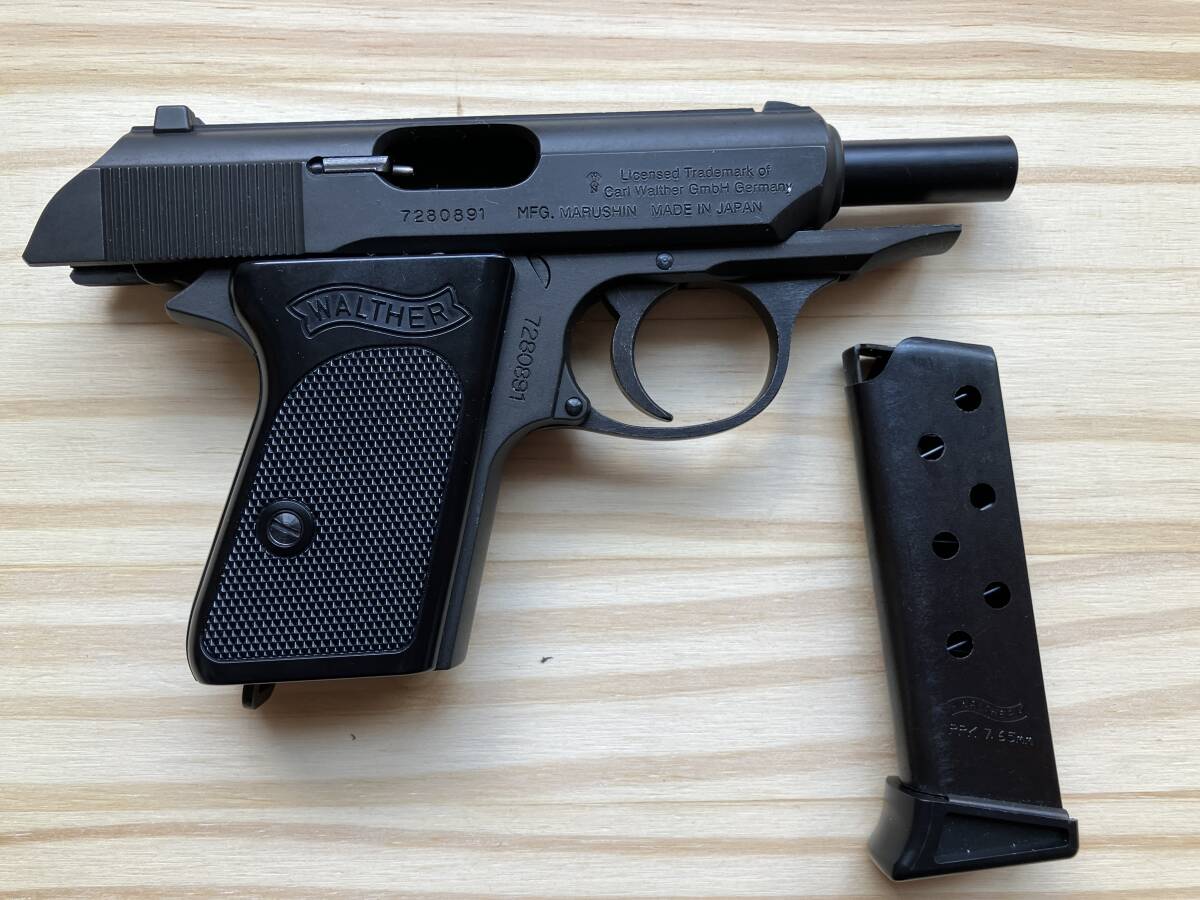 Yahoo!オークション - マルシン ワルサーPPK HW PFCブローバック モデ...