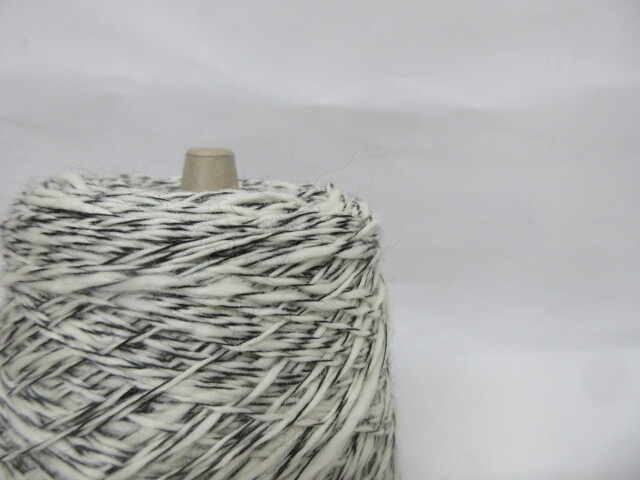 Yahoo!オークション - 太めウールスラブ オフ×ブラック 400g g119