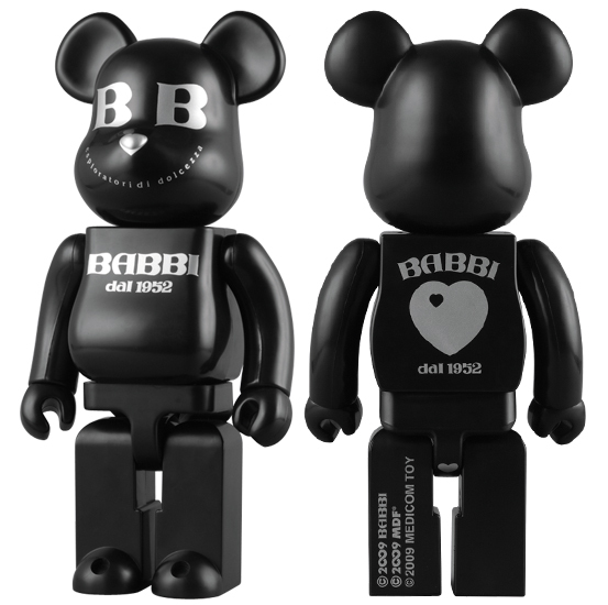 Yahoo!オークション - BABBI Black 400%ベアブリック/未開封