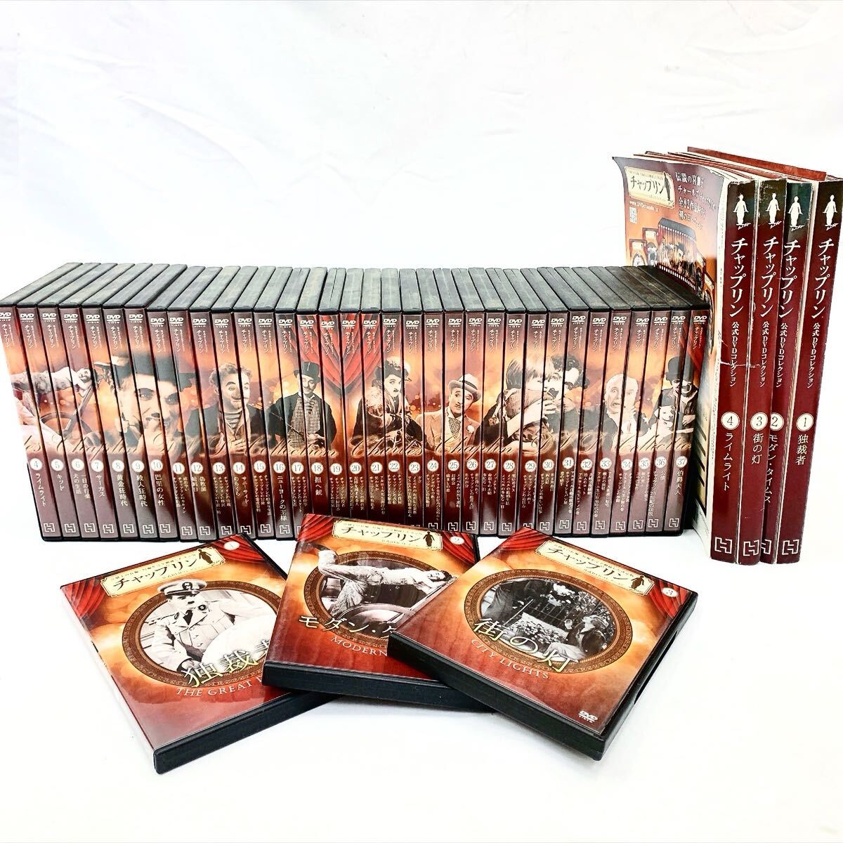 Yahoo!オークション - DVD 37本セット 全37巻 チャップリン 公式DVDコ...