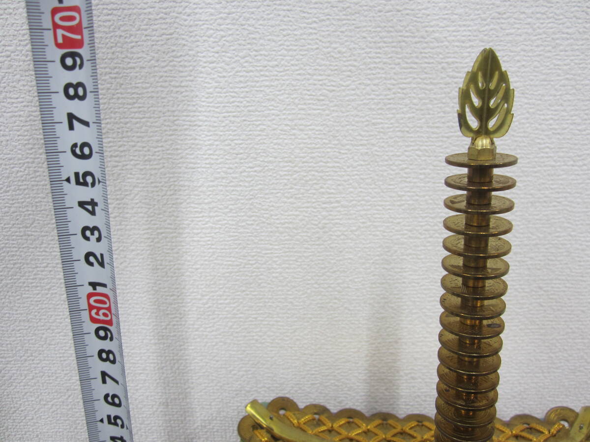 5円玉 五重塔 縁起物 レトロ 骨董品 置物 オブジェ インテリア 5円玉 五重塔 縁起物 レトロ 骨董品 置物 オブジェ インテリア