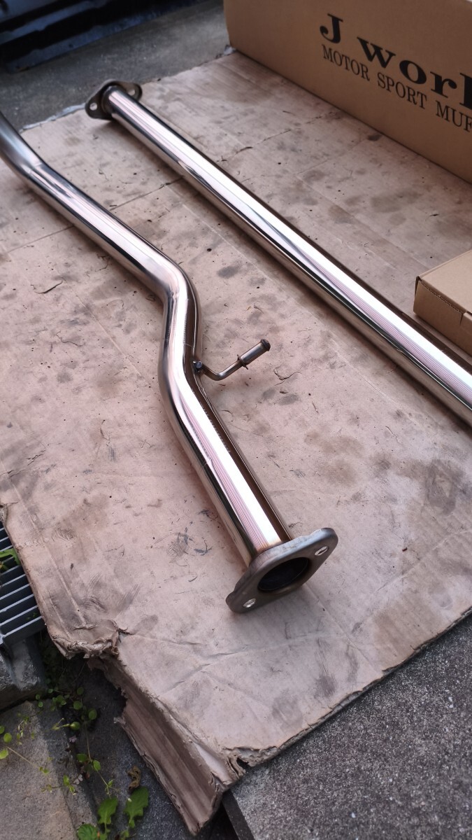 Yahoo!オークション - Jworks フロントパイプ＆中間マフラー アルトワ...