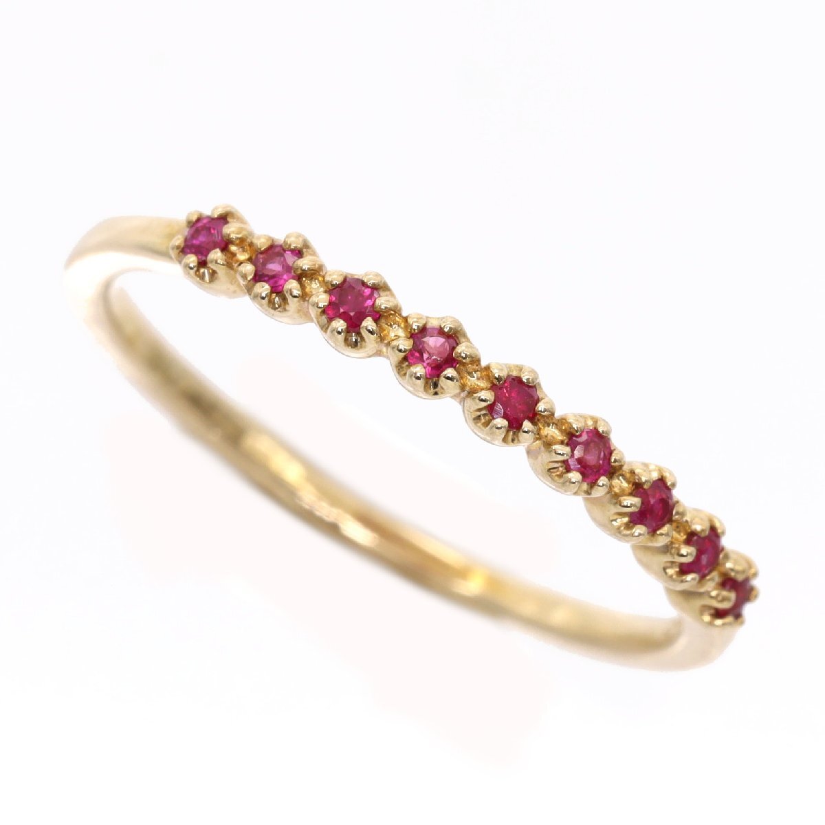 Yahoo!オークション - canal 4℃ K10PG ルビー リング 1.0g 11B01