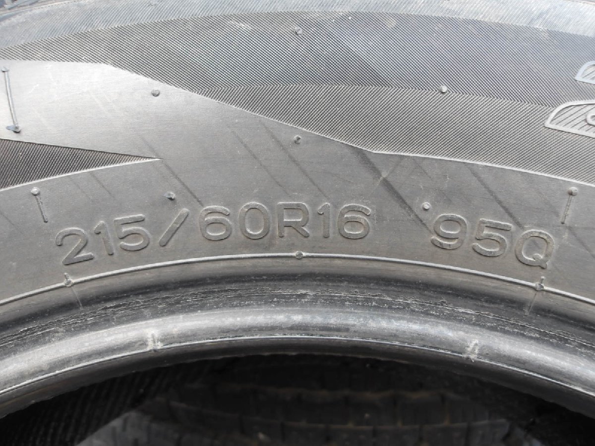 Yahoo!オークション - O509-6 送料無料 215/60R16 冬1本 スタッドレス ...