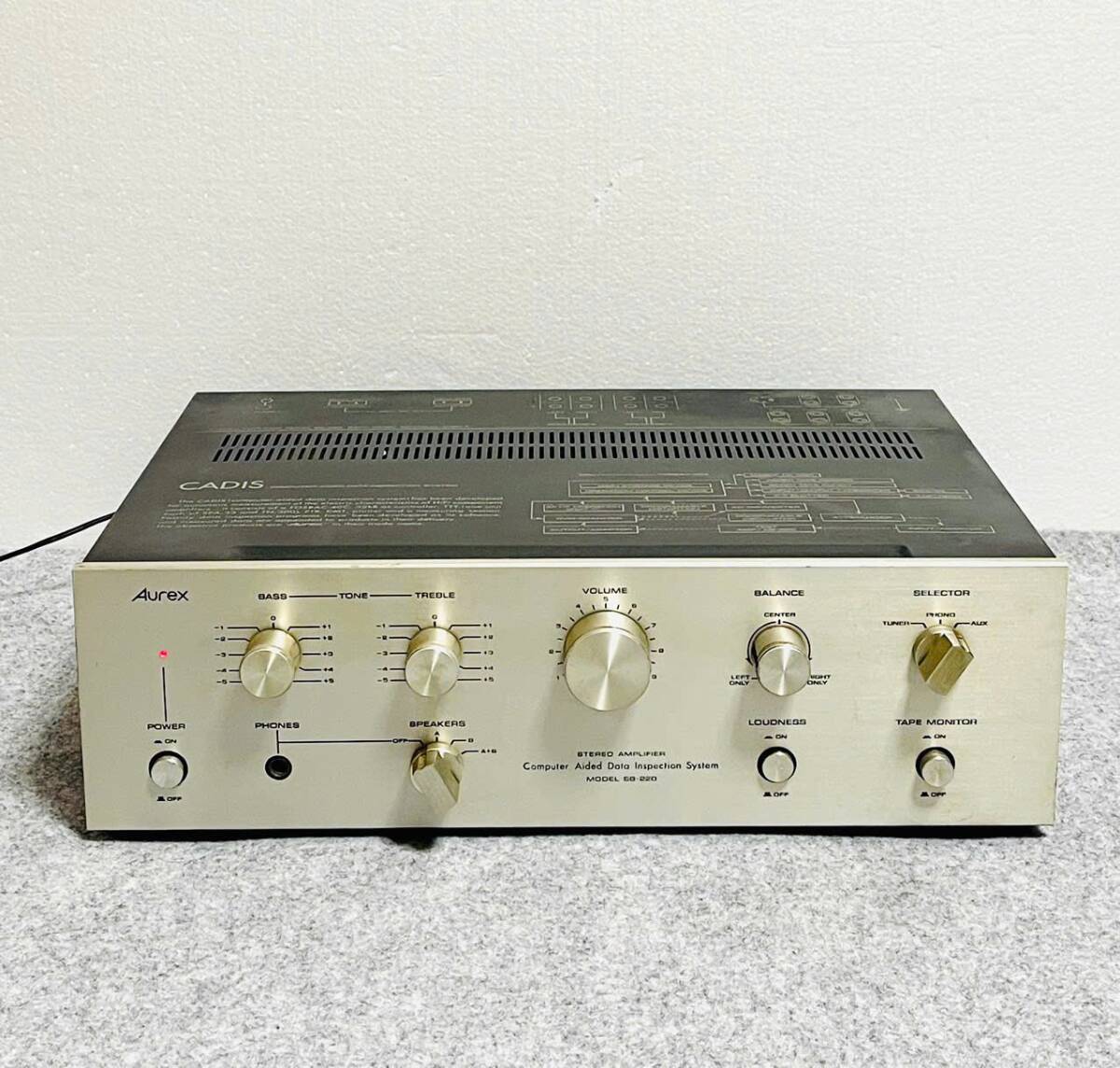 Yahoo!オークション - Aurex SB-220 オーレックス プリメインアンプ