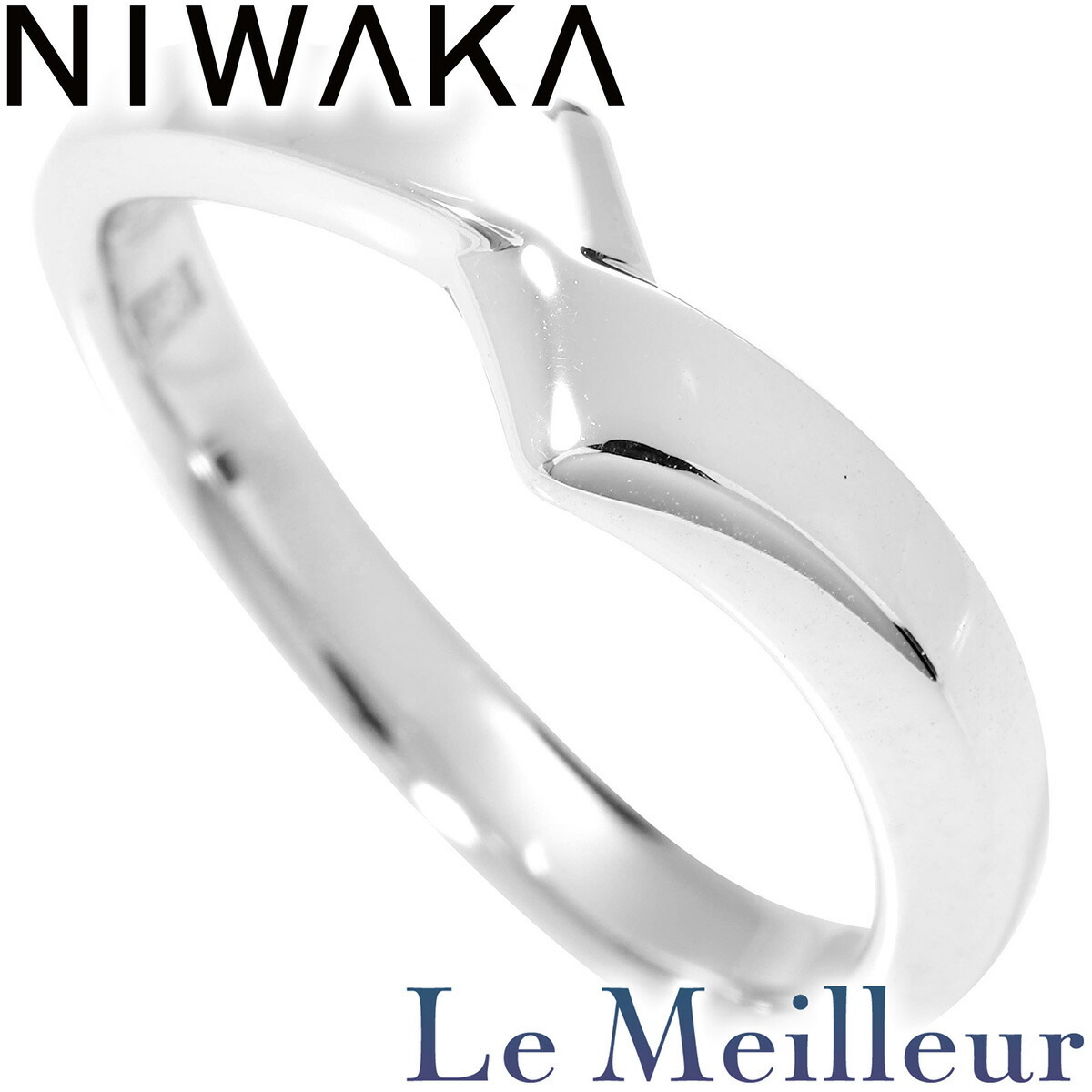 Yahoo!オークション - 俄 アヤ リング 指輪 Pt900 10号 NIWAKA 中古 プ...