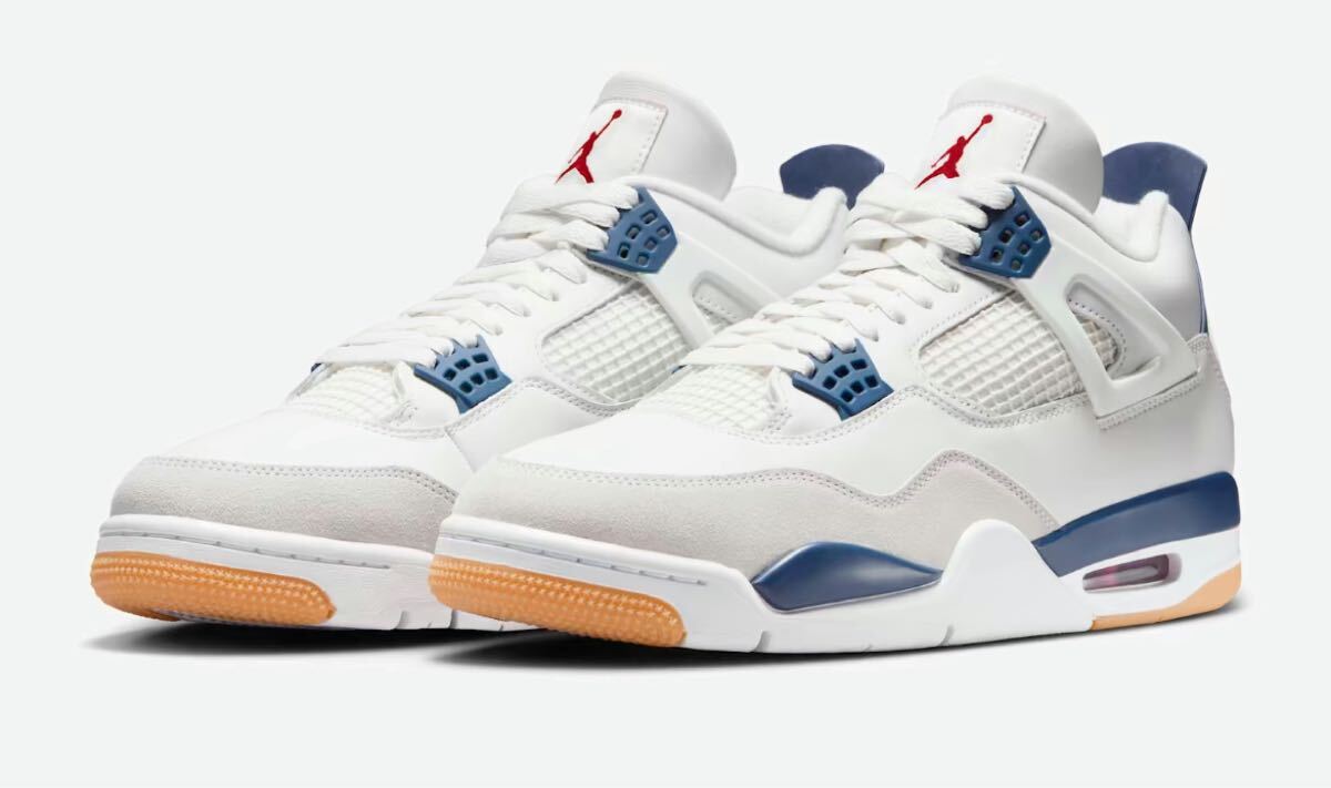 26.0cm Nike SB Air Jordan 4 Retro SP Summit White/Navy 26.0cm Nike SB Air Jordan 4 Retro SP Summit White/Navy