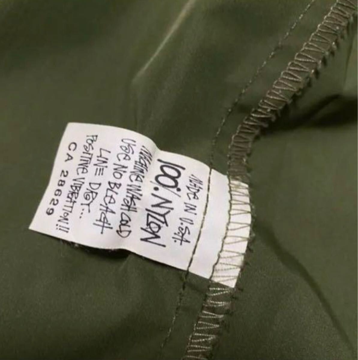 old stussy 90s ナイロン リフレクター ジャケット カーキ old stussy 90s ナイロン リフレクター ジャケット カーキ