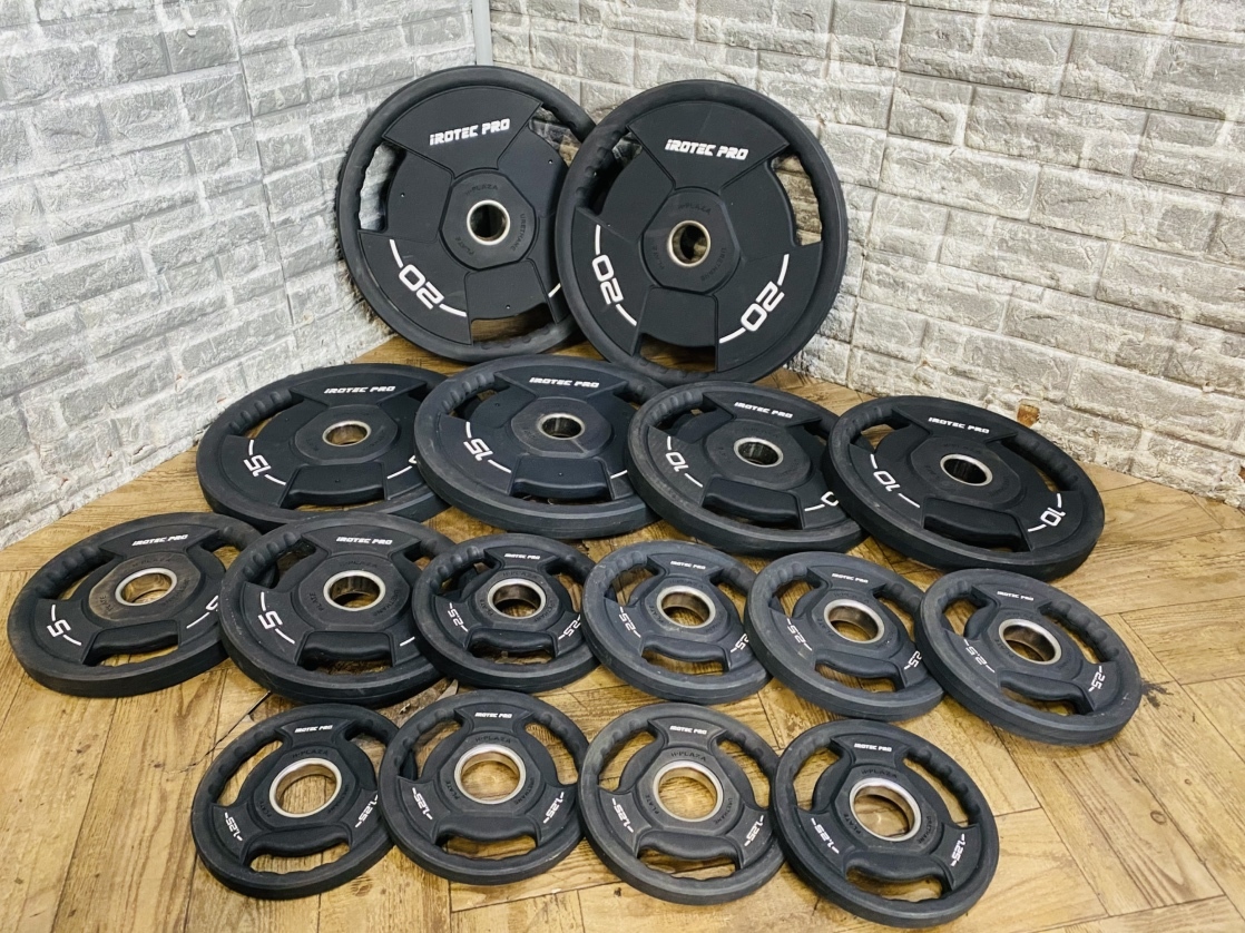 Yahoo!オークション - iROTEC PRO オリンピックバーベルプレート 1.25K...