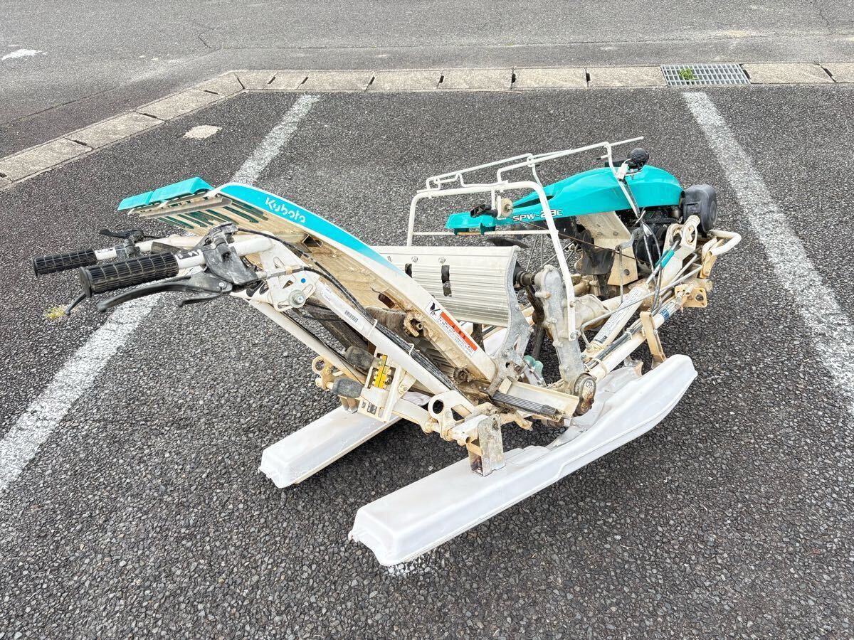 Yahoo!オークション - クボタ SPW-28C 歩行型 2条 田植機 超美車 極上...