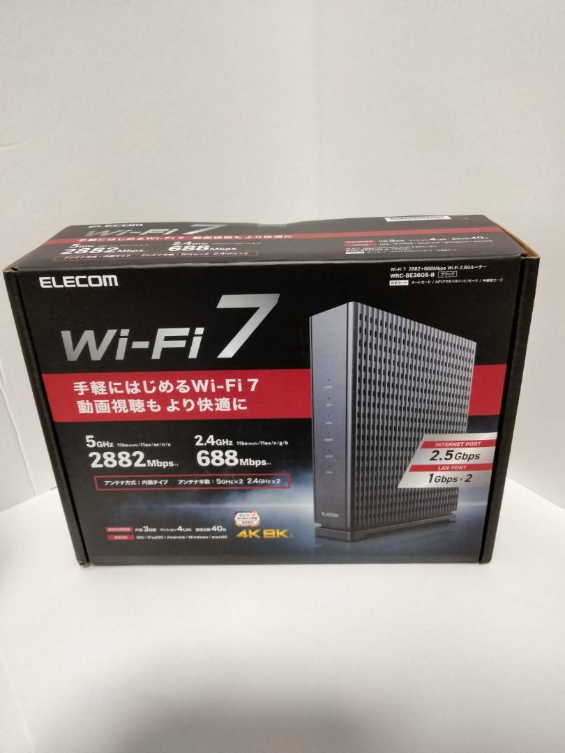 Yahoo!オークション - 【新品】Wi-Fi 7 2882+688Mbps WRC-BE36QS-B