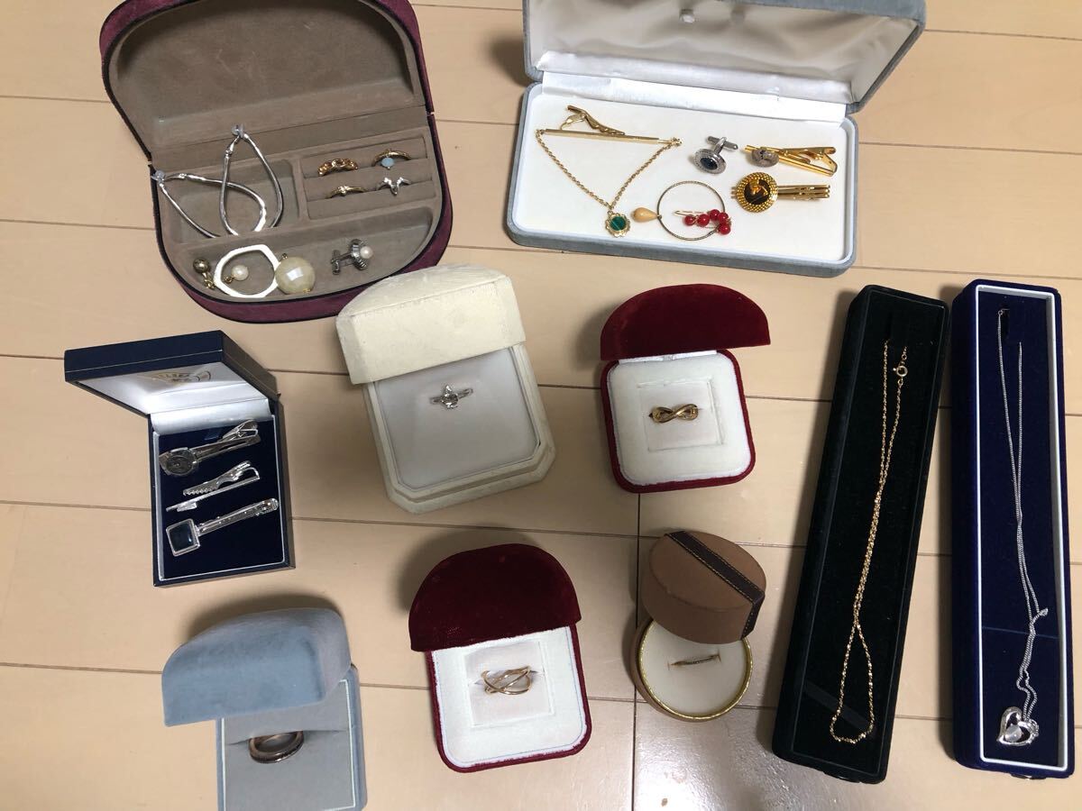 1円/指輪/リング/ネックレス/イヤリング/タイピン/アクセサリー 1円/指輪/リング/ネックレス/イヤリング/タイピン/アクセサリー