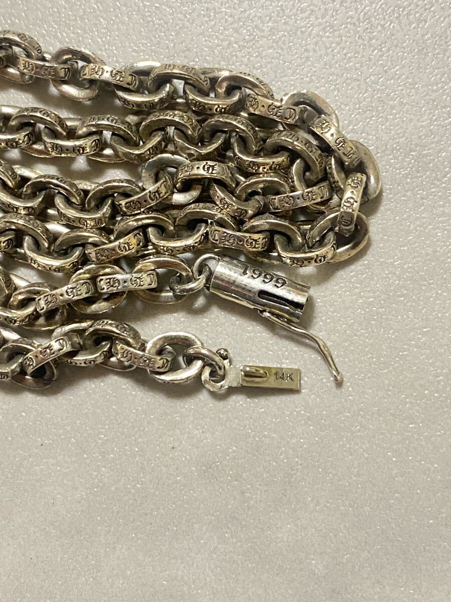 Yahoo!オークション - Chrome Hearts ペーパーチェーン SV925 クロス 1...