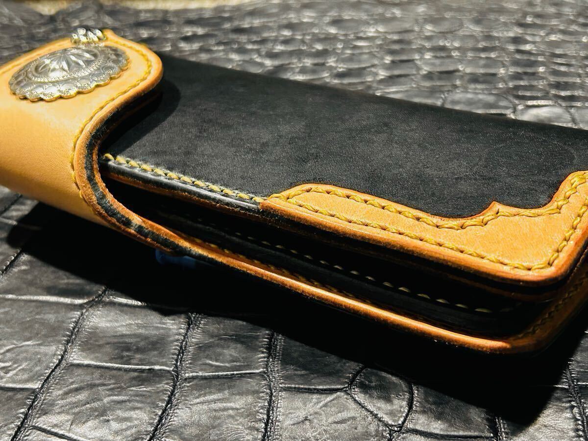 Yahoo!オークション - 新品 栃木サドルレザー 長財布 ロング ウォレッ...