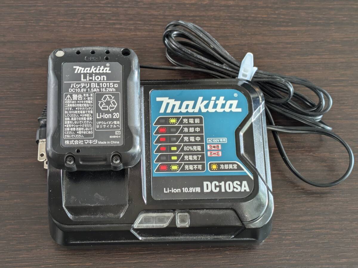 Yahoo!オークション - ＃4632 makita マキタ DC10SA BL1015 10.8V バッ...