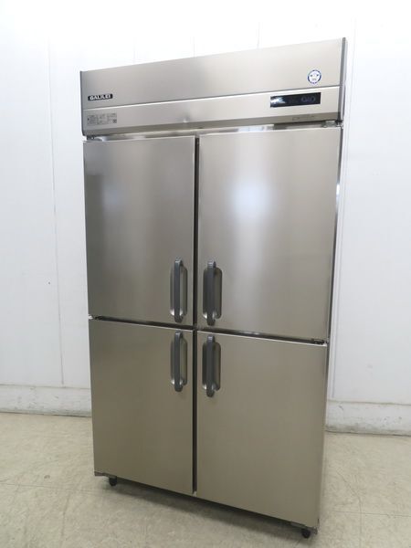 Yahoo!オークション - H509 フクシマ 2021年 特大 4ドア冷凍庫 GLD-124...