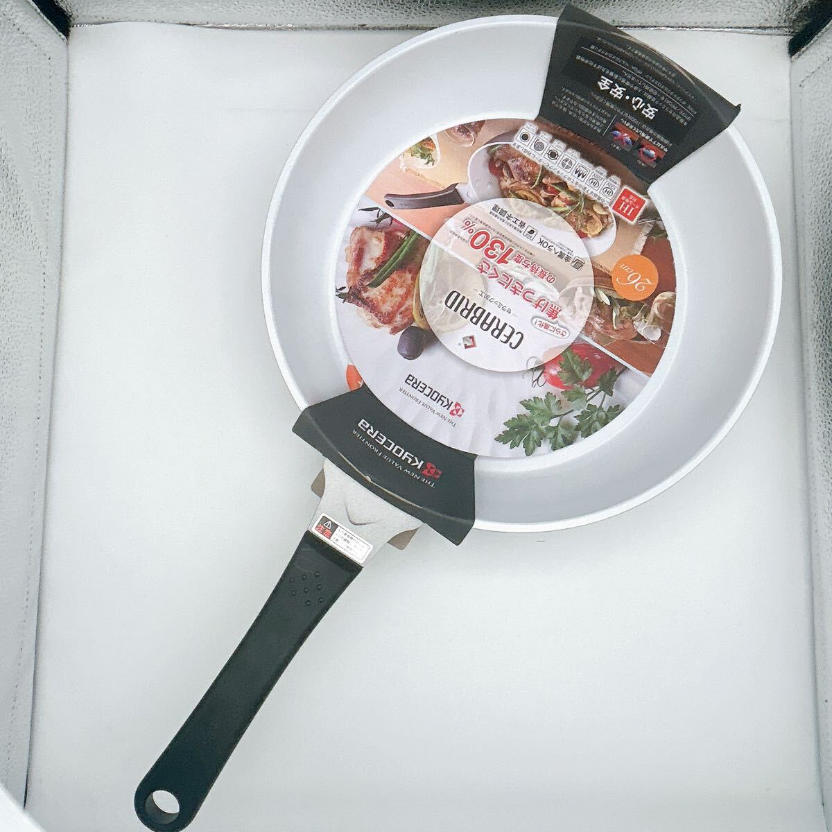 京セラ 26cm セラブリット フライパン IH ガス火両対応 CF-26B-WMGY マットグレー KYOCERA(一般)｜売買されたオークション情報、yahooの商品情報をアーカイブ公開 ...