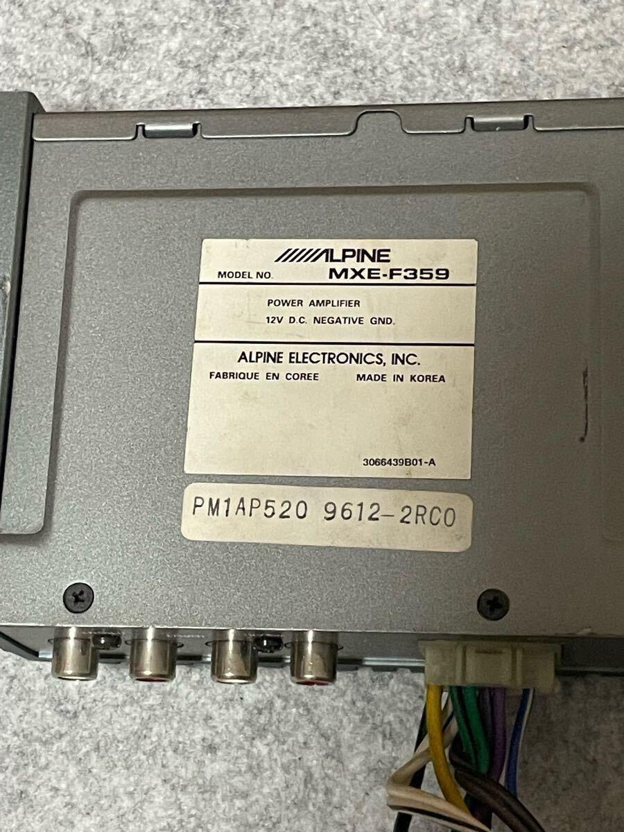 Yahoo!オークション - ALPINE 小型アンプ MXE-F359 POWER AMPLIFIER 4-...