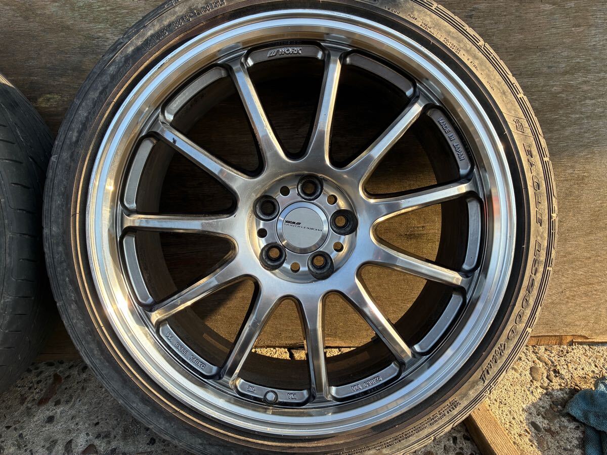 Yahoo!オークション - work エモーション 11R 18インチ 7.5J PCD100 5...